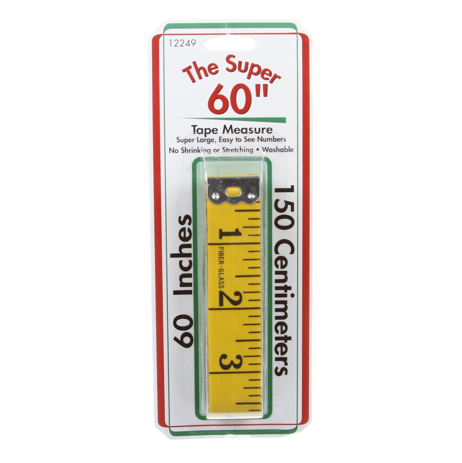 Tape Measure 60in Yellow Fiberglass - 12249 – The Sewing House, Inc