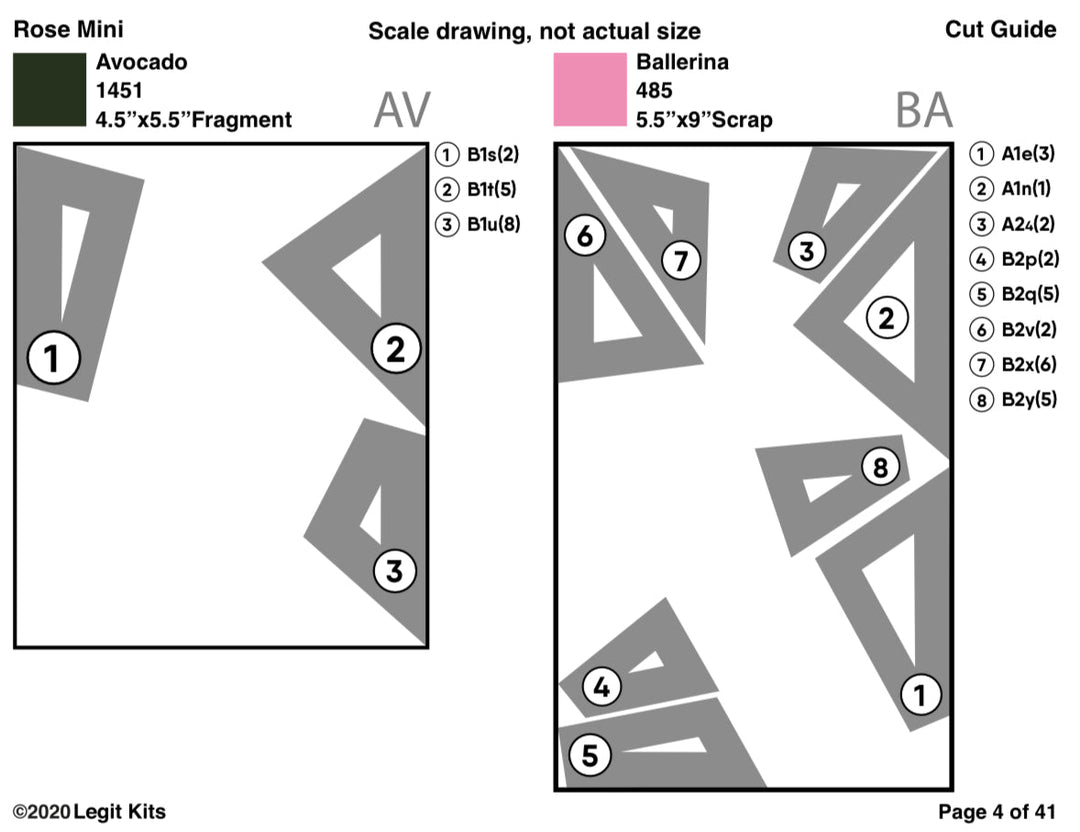 Rose Mini Quilt Kit – The Sewing House, Inc