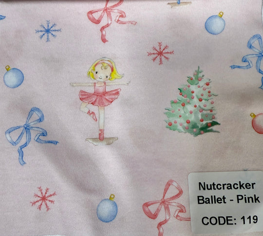 Pre-Order - Sea Island Baby Knit Print - Nutcracker Ballet - Pink - #1 ...
