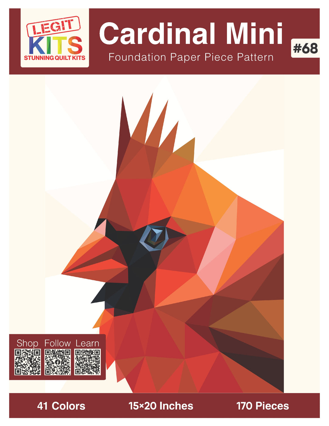 Cardinal Mini Quilt Kit – The Sewing House, Inc