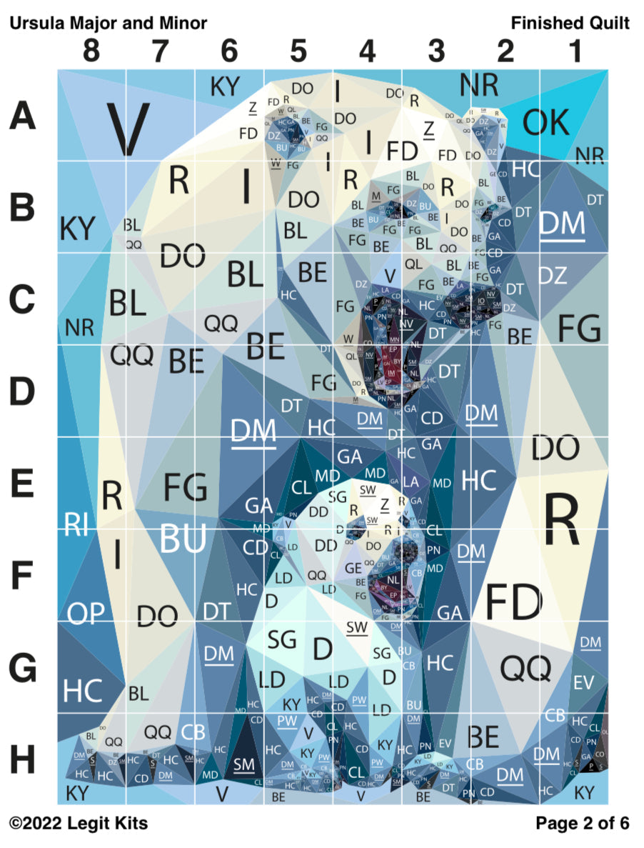 Ursula Major & Minor Quilt Kit – The Sewing House, Inc